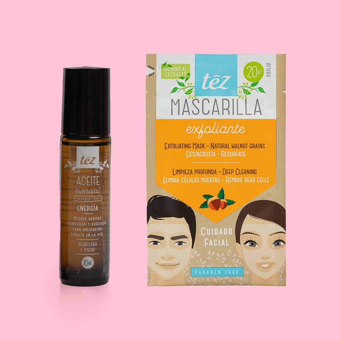 Dúo Revitalizante: Aceite Energía & Mascarilla Exfoliante – Cuidado ...