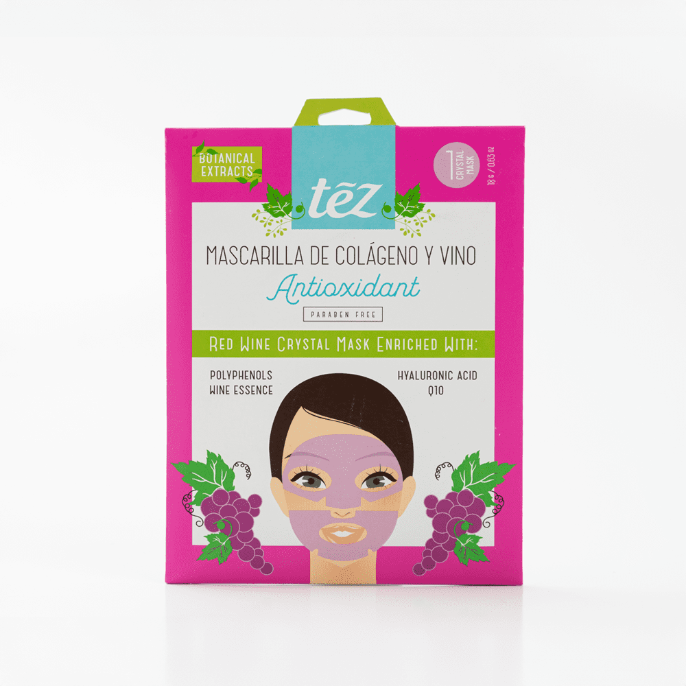 Mascarilla Facial Antioxidante de Colágeno y Vino – Reafirma y Revive ...